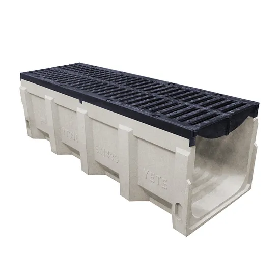 High Duty Polymer Concrete Drainage Channel Trench Drain System ...